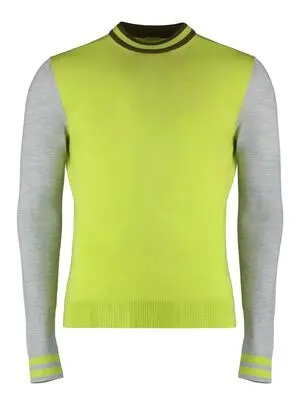Malo Virgin Wool Sweater - Green