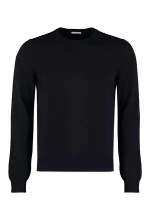 Malo Ribbed Sweater - Black