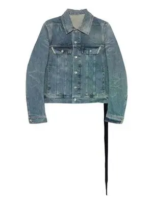 Rick Owens Trucker Jacket - Blue