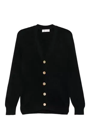 Brunello Cucinelli Ribbed Cardigan - Black