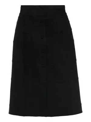 AGANOVICH Aganovich Panelled Midi Skirt