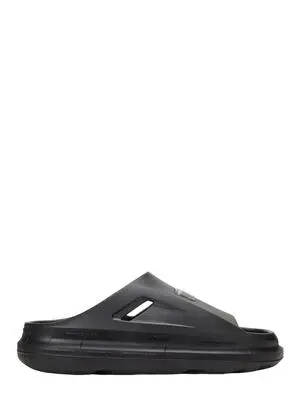 Ralph Lauren Logo-patch Slides - Black