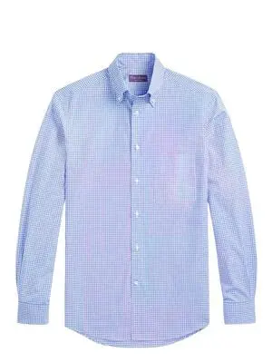 Ralph Lauren Purple Label Checked Shirt - Blue