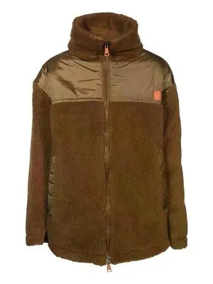 Max Mara Fleece Oversized Jacket - Brown