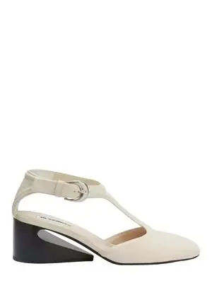 JIL SANDER Mary Jane Pumps - White