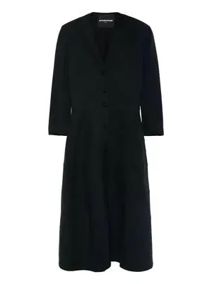 AGANOVICH Aganovich Panelled V-Neck Coat