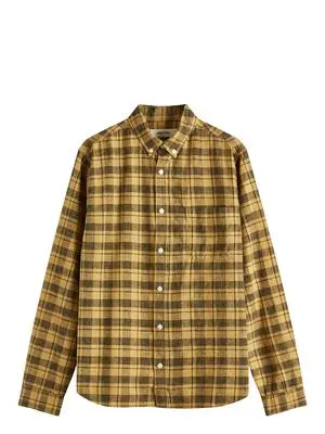 KESTIN Raeburn Button Down Shirt - Gorse Yellow