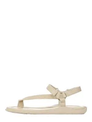 Vince Leather And Canvas Sandals - Natural