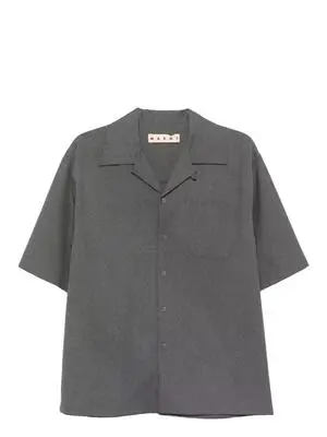 Marni Virgin Wool Shirt - Grey