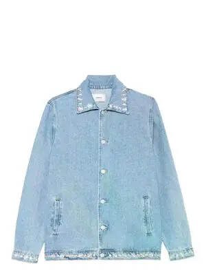 Coperni Studded Denim Jacket - Blue