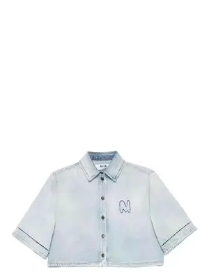 MSGM Denim Shirt - Blue