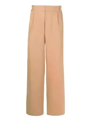 MISCI Trevo Straight-leg Trousers - Neutrals