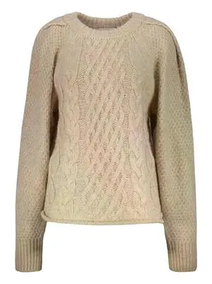 LOW CLASSIC Cable-knit Jumper - Neutrals