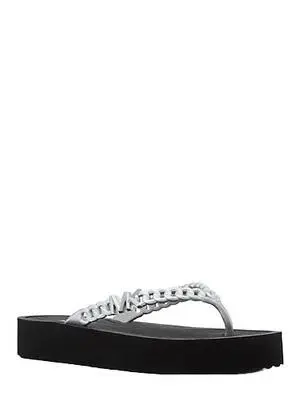 Michael Kors Zaza Platform Flip Flop - Black