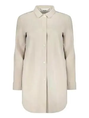 MOORER Vanda Buttoned Coat - Neutrals