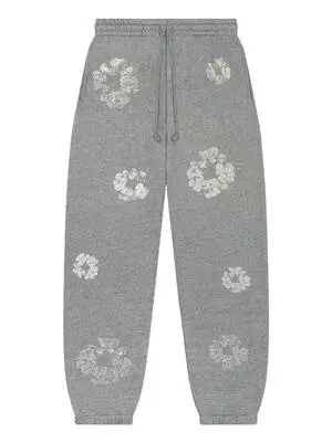 DENIM TEARS Swarovski Wreath Track Pants - Grey