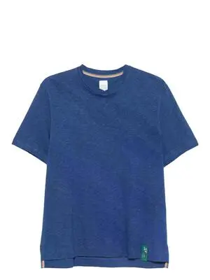 Paul Smith Logo-tag T-shirt - Blue