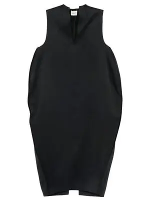 Khaite Blanche Midi Dress - Black
