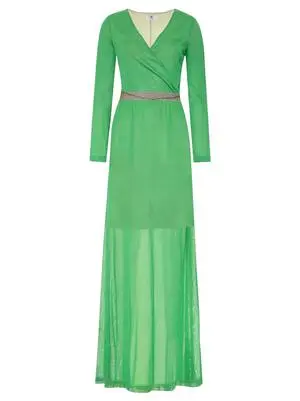 Missoni Knitted Long Dress - Green