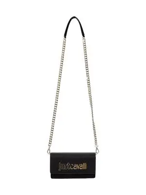Just Cavalli Logo-lettering Crossbody Bag - Black