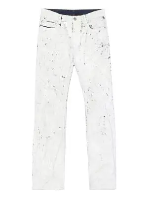 MAISON MARGIELA Cracked-effect Jeans - White