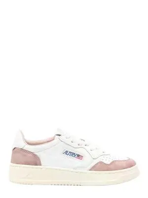 AUTRY Medalist Low Goat-Suede Sneakers White