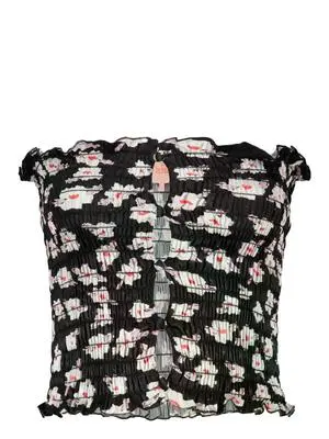 AMY CROOKES Amy Crookes Floral-Print Top