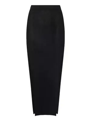 Rick Owens Side-slits Skirt - Black