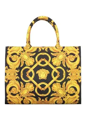 Versace Medusa Barocco Tote Bag - Black