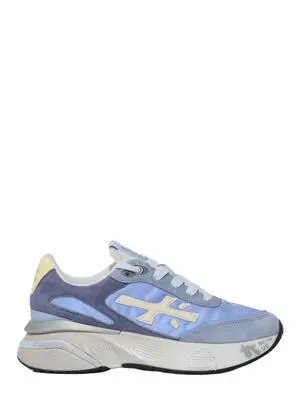 Premiata Premiata Moerund Suede And Nylon Sneakers Blue