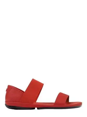 Camper Flat Sandal - Red
