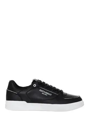 Just Cavalli Logo-print Sneakers - Black
