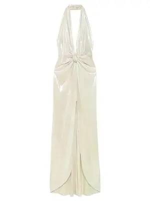 NISSA Ciré Maxi Dress - Neutrals