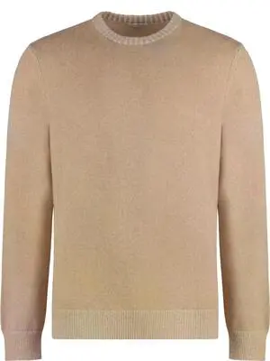 Malo Crew-neck Cashmere Sweater - Neutrals