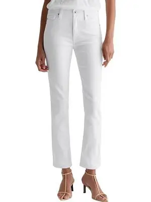 Ag Mari Straight Leg Jeans - White