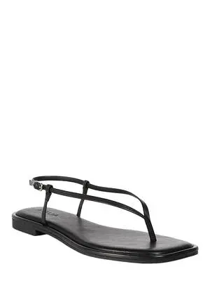 Aqua Vlry Sandals Black Leather