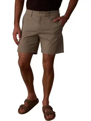 THE NORMAL BRAND Stretch Cotton Chino Shorts - Moss