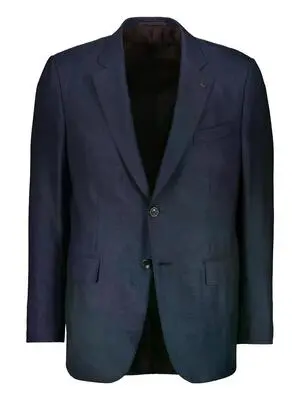 Zegna Single-breasted Blazer - Blue