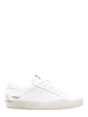 CRIME LONDON Distressed Sneakers - White