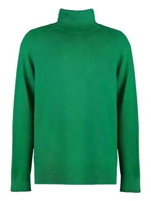Malo Roll-neck Sweater - Green