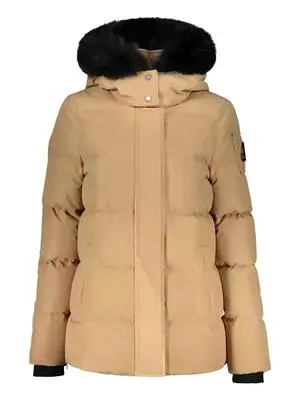 Moose Knuckles Hooded Down Jacket - Neutrals