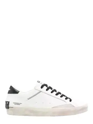 CRIME LONDON Distressed Sneakers - White