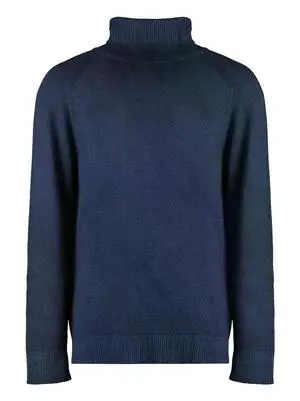 Malo Roll-neck Sweater - Blue
