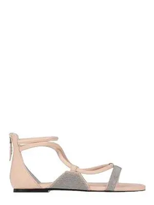 Fabiana Filippi Gladiator Sandals With Embellishments - Blush