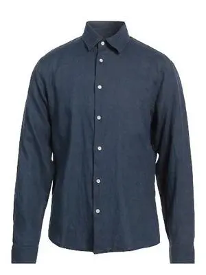 Sandro Shirt Size Linen - Navy