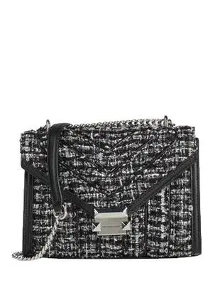 Michael Kors Tweed Crossbody Bag - Black