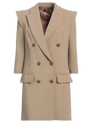 Elisabetta Franchi Crepe Blazer Dress - Beige
