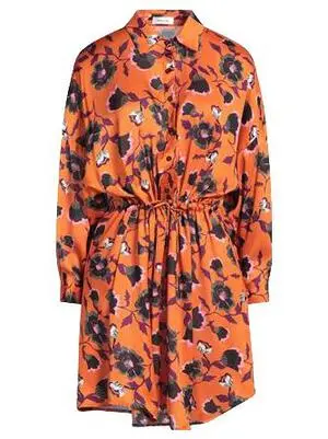 REPLAY Mini Shirt Dress - Orange