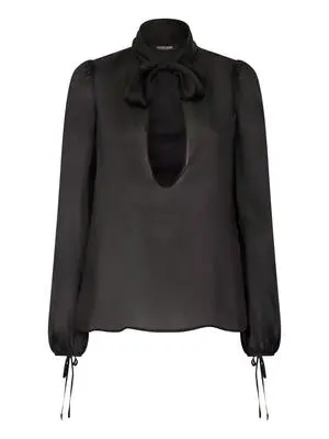 Roberto Cavalli Silk Blouse - Black