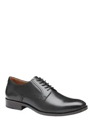 Johnston & Murphy Reeve Leather Derby - Black Full Grain